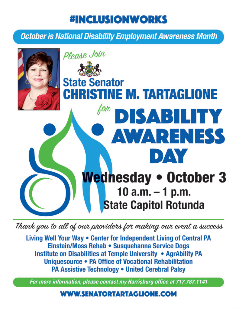 Tartaglione to Host Disability Awareness Day at the PA Capitol ...